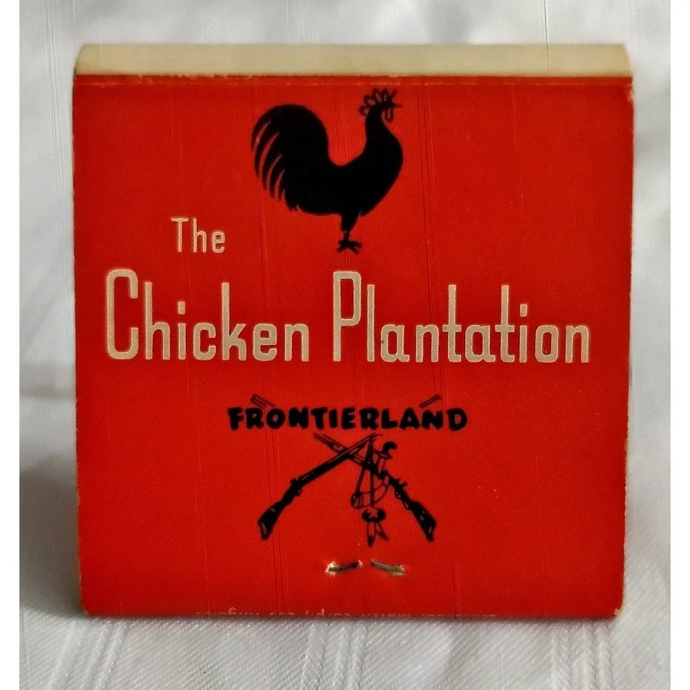 Other | Vintage Disneyland Red Wagon Inn Chicken Frontierland Front ...